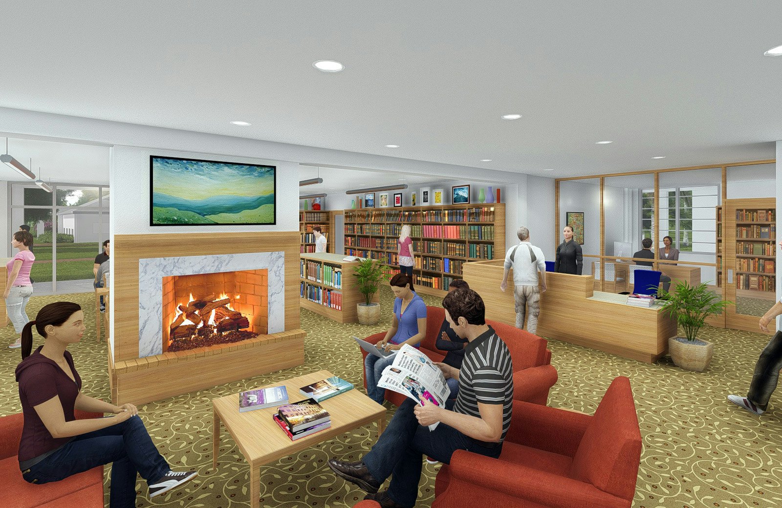 school library is called